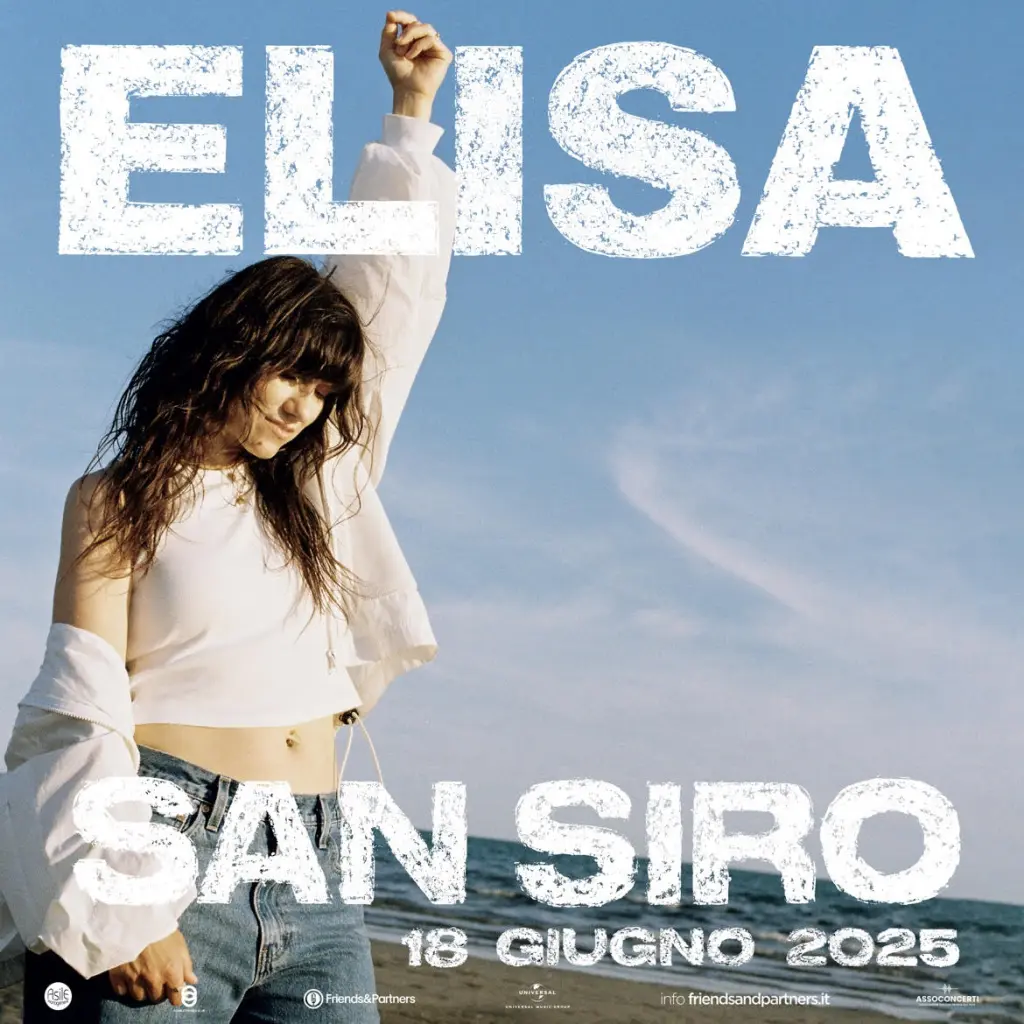 ELISA in concerto a San Siro a giugno 2025 [Info e Biglietti] - Newsic.it